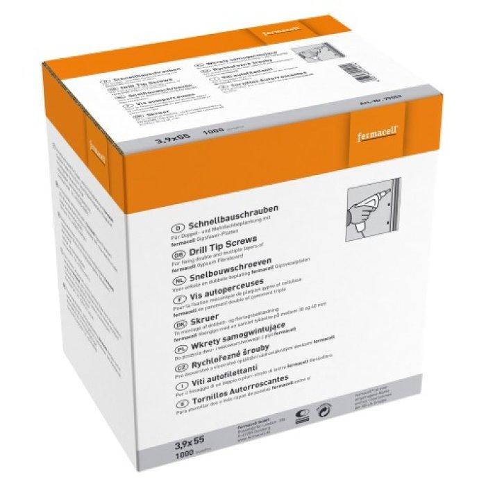 Vis autoperceuse 3,9 x 30MM boîte de 250 - Raboni