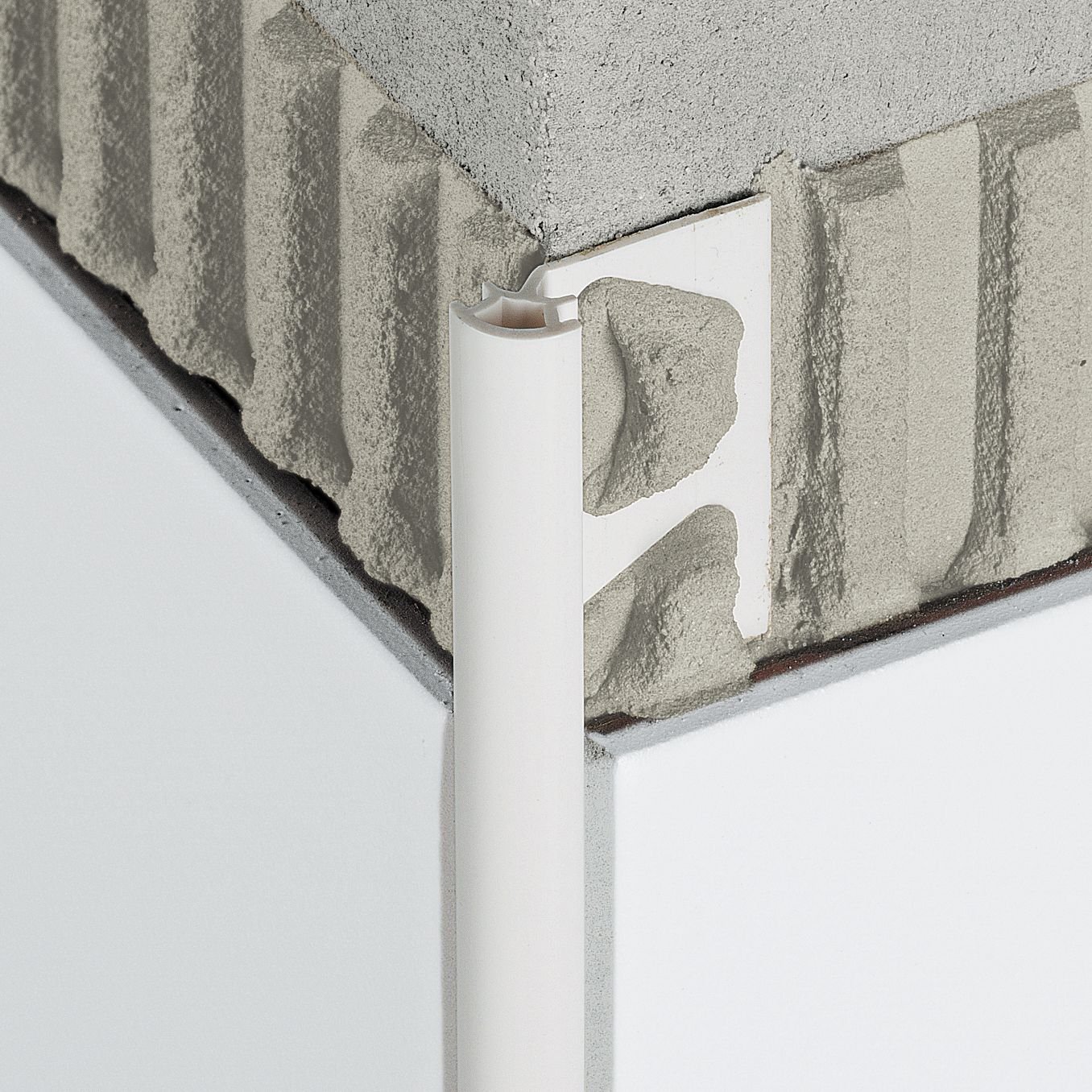 PROFILE RONDEC PRO 8MM SCHLUTER 2,5M PVC ABRICOT - Raboni